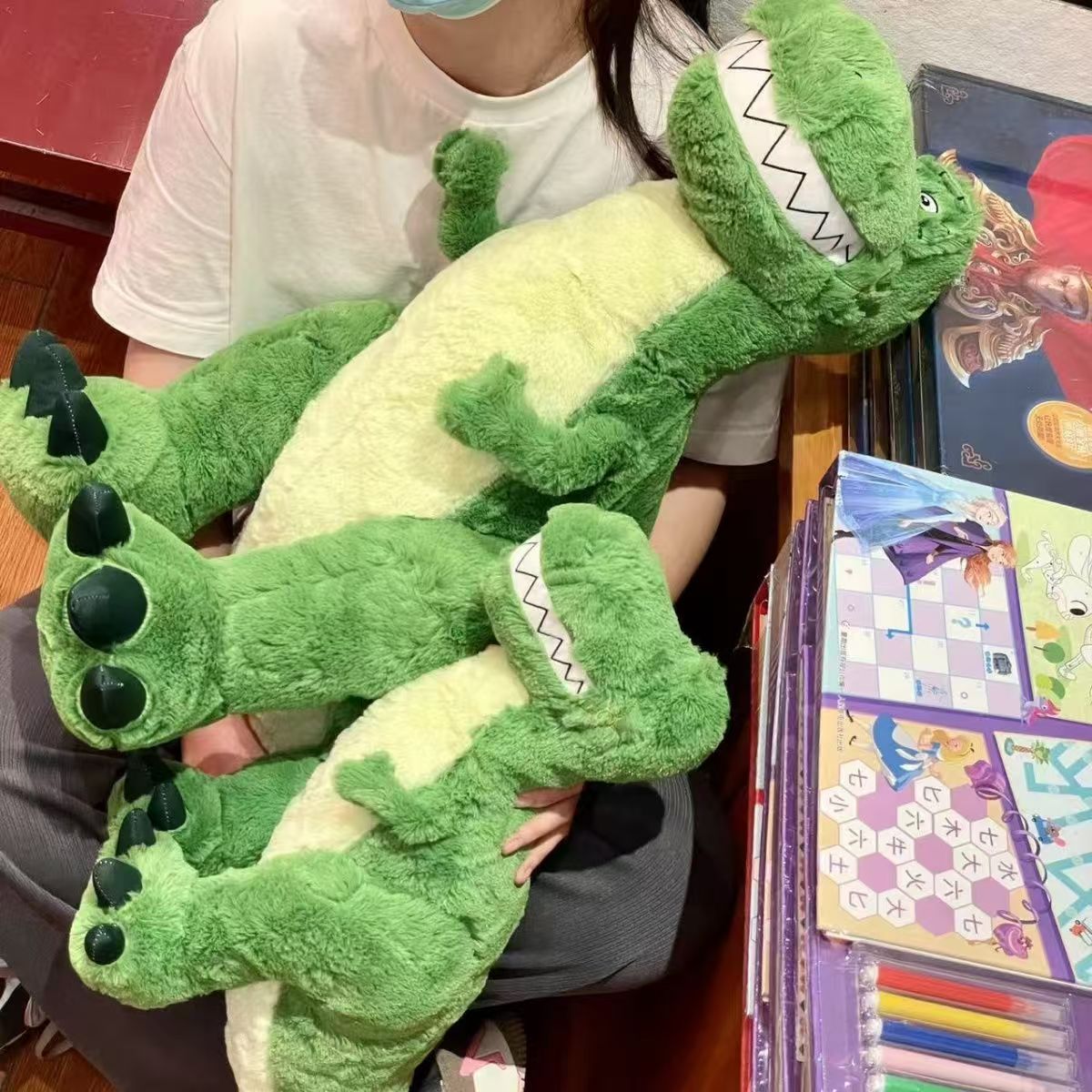 Soft & Huggable Cartoon Dinosaur Doll for All Ages - adorila